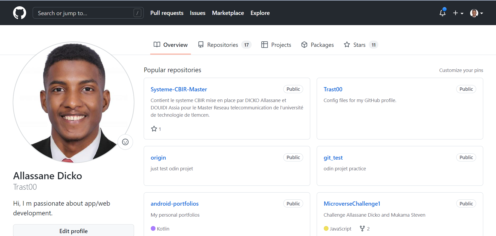 Allassane Portfolios